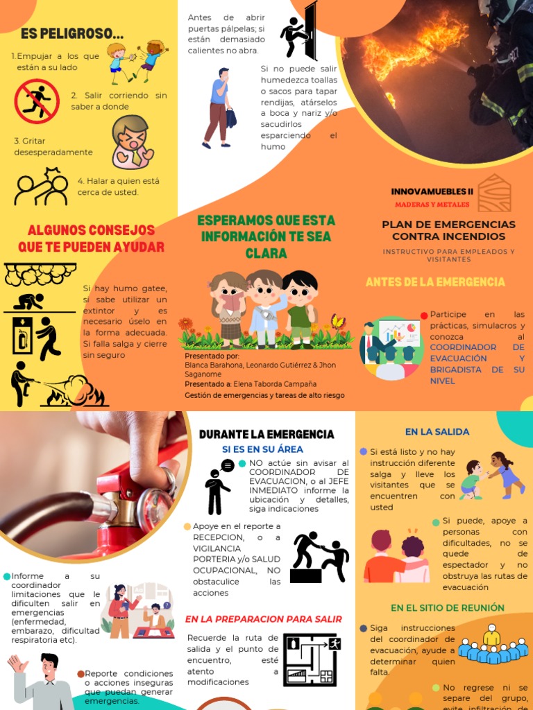 Plan de Emergencia Contra Incendios | PDF