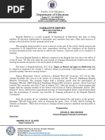 Accomplishment Report Brigada Eskwela 2025 | PDF | Behavior Modification | Learning