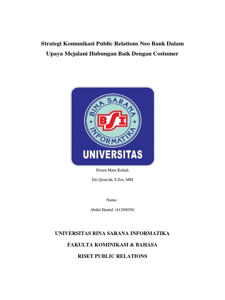 Riset Public Relations | PDF