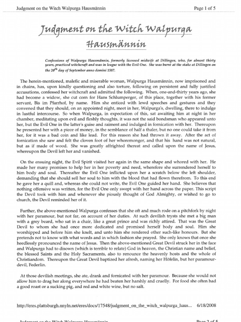Walpurga | PDF