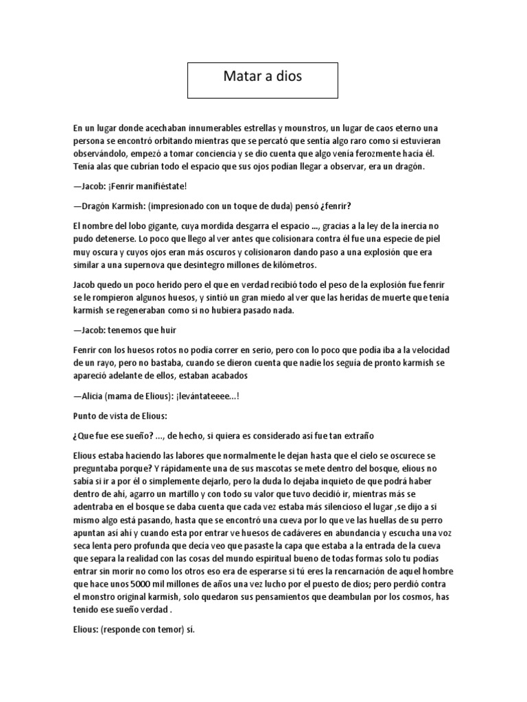Matar A Dios | PDF | Jacob