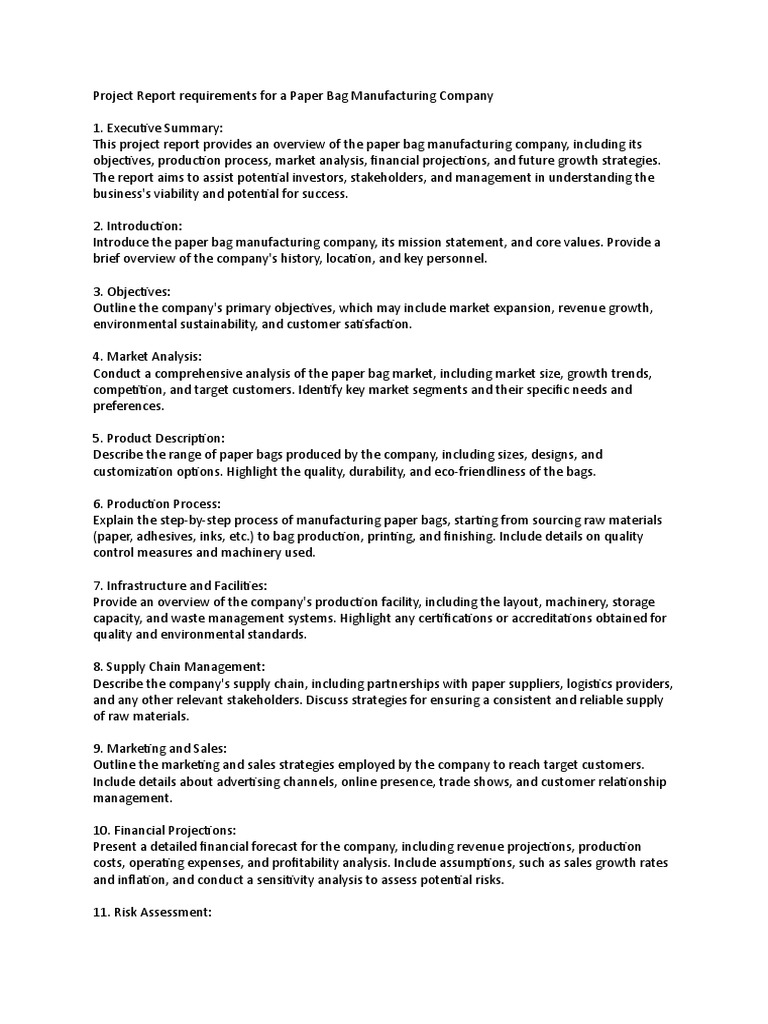 project-report-requirements-for-a-paper-bag-manufacturing-company-pdf