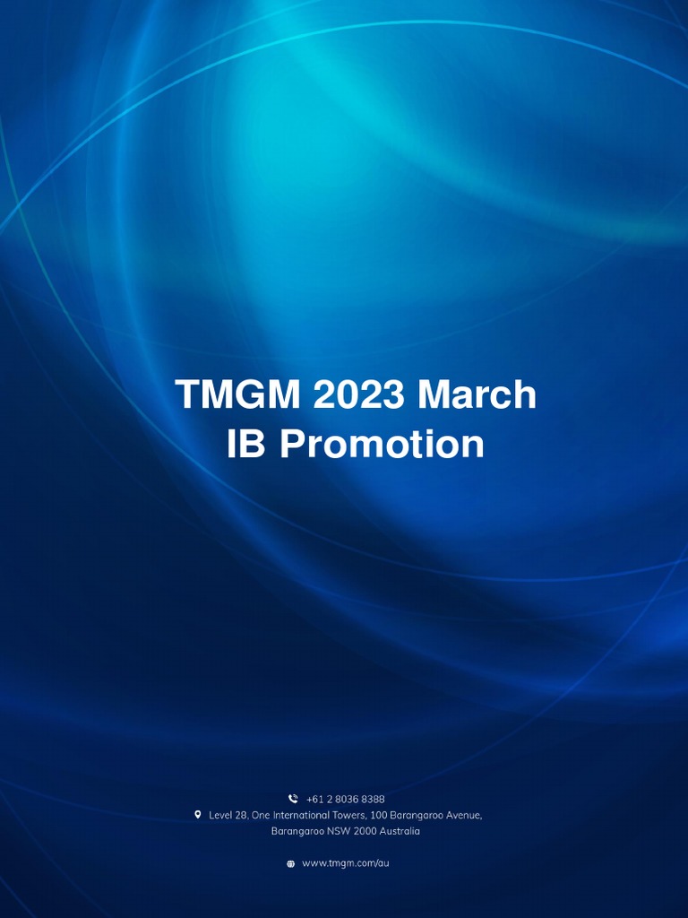 TMGM-2023-March-IB-Special-Promotions - SEA | PDF | Business