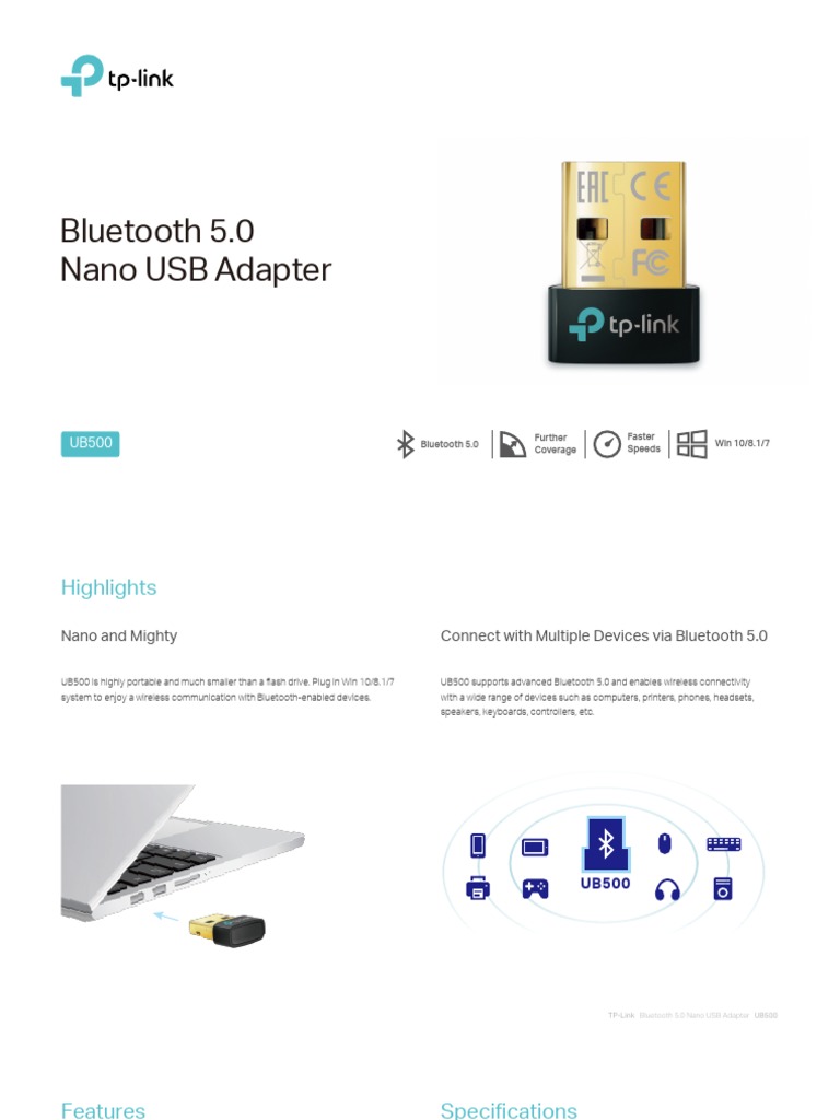 UB500(UN)_1.0 Datasheet | PDF