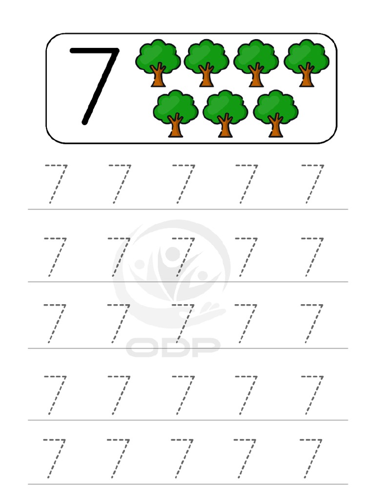 Number - Tap Viet So 1 Den 10-07 | PDF
