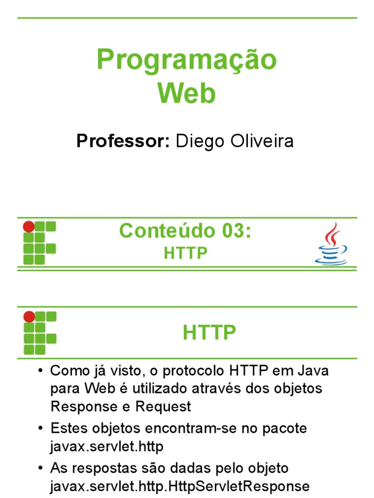 HTTP em Java: Request e Response | PDF