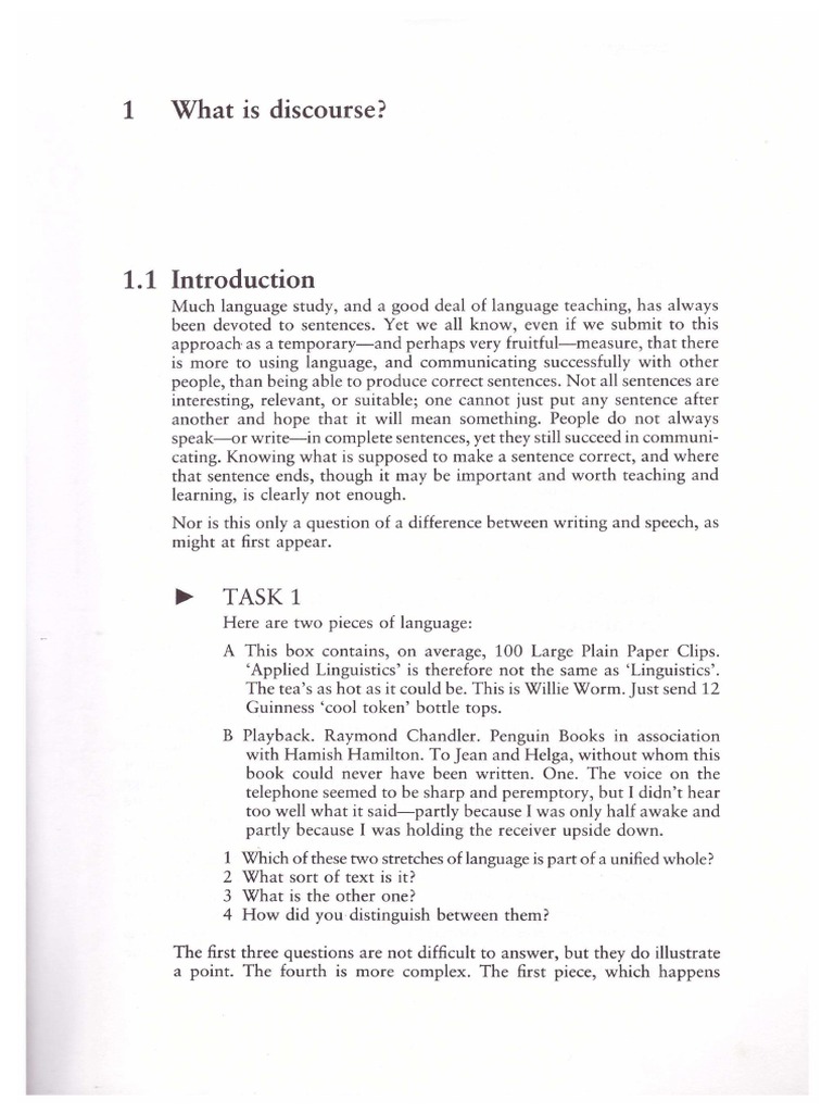 Cook - 1989 - What Is Discourse. | PDF