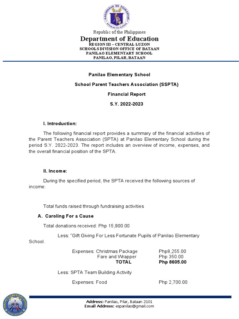 SPTA Financial | PDF