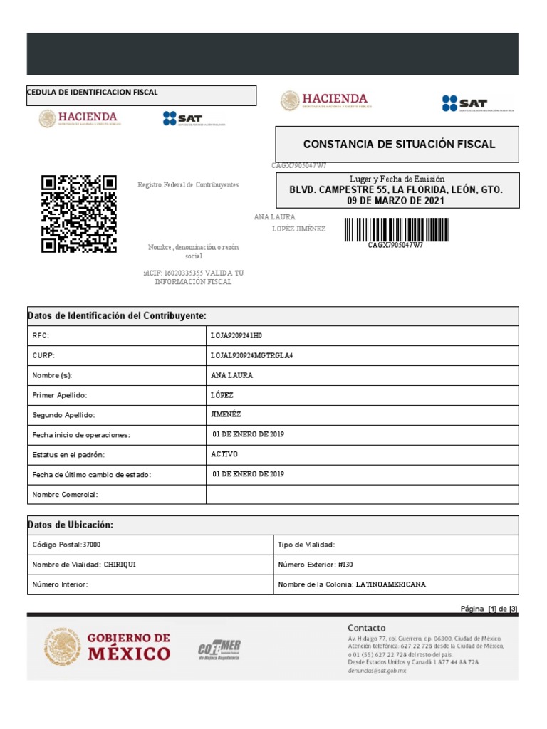 RFC | PDF | México | Privacidad de la información