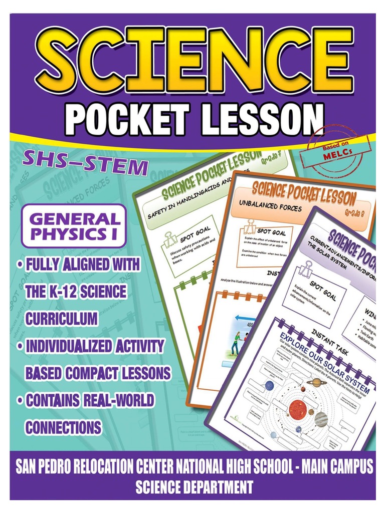 SHS Science Pocket Lesson in General Physics 1 2nd Quarter | PDF ...
