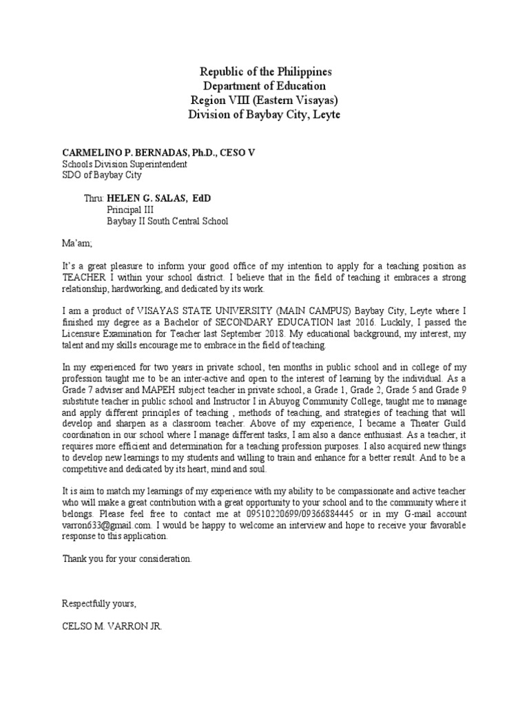 Letter of Intent | PDF