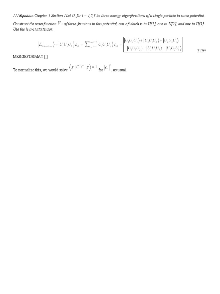319 - PR 4-1 - Levi-Civita Tensor | PDF 319 - PR 4-1 - Levi-Civita Tensor | PDF