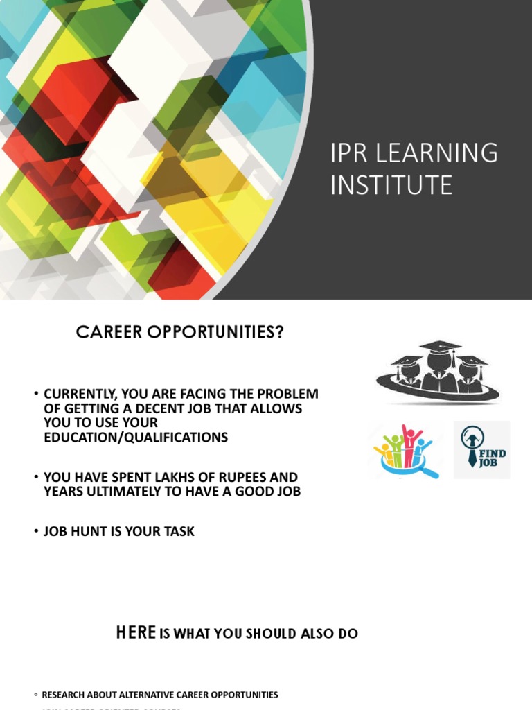 Ipr Learning Institute | PDF