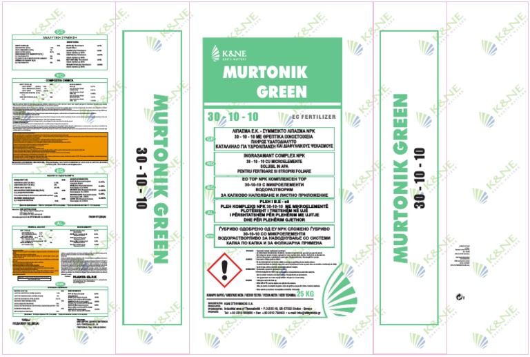 Murtonik 25kg Green GR Ro BG Al MK 1119 | PDF