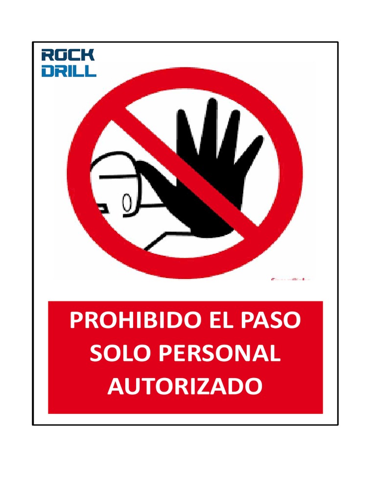 Letrero Prohibido El Paso | PDF