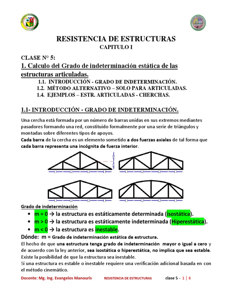 Clase Estructuras 05 01 | PDF