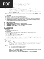 Filipino 9 Lesson Plan | PDF