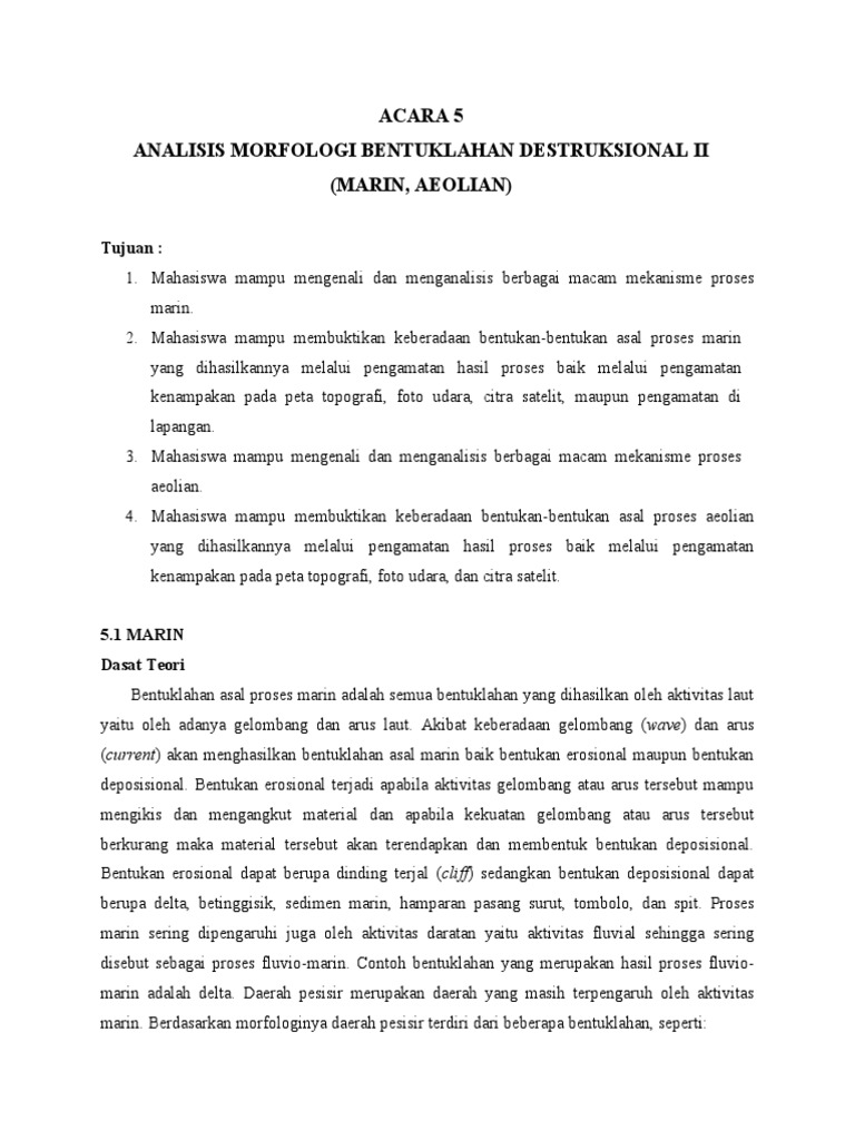 Modul - Acara 5 | PDF