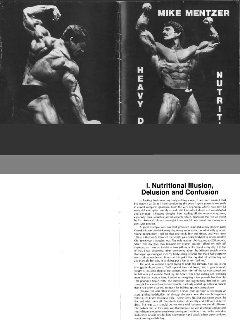 Heavy Duty Nutrition - Mike Mentzer | PDF