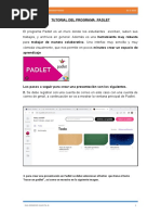 Tutorial PADLET Qué Es y Cómo Utilizarlo Guía Paso A Paso - YouTube | PDF | Software de la ...