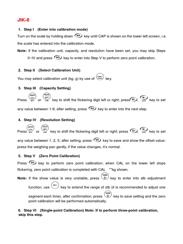 JIK8 Calibration | PDF | Calibration | Metrology