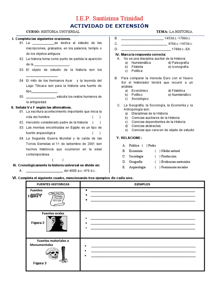 La Historia Como Ciencia - Actividad - 3 | PDF
