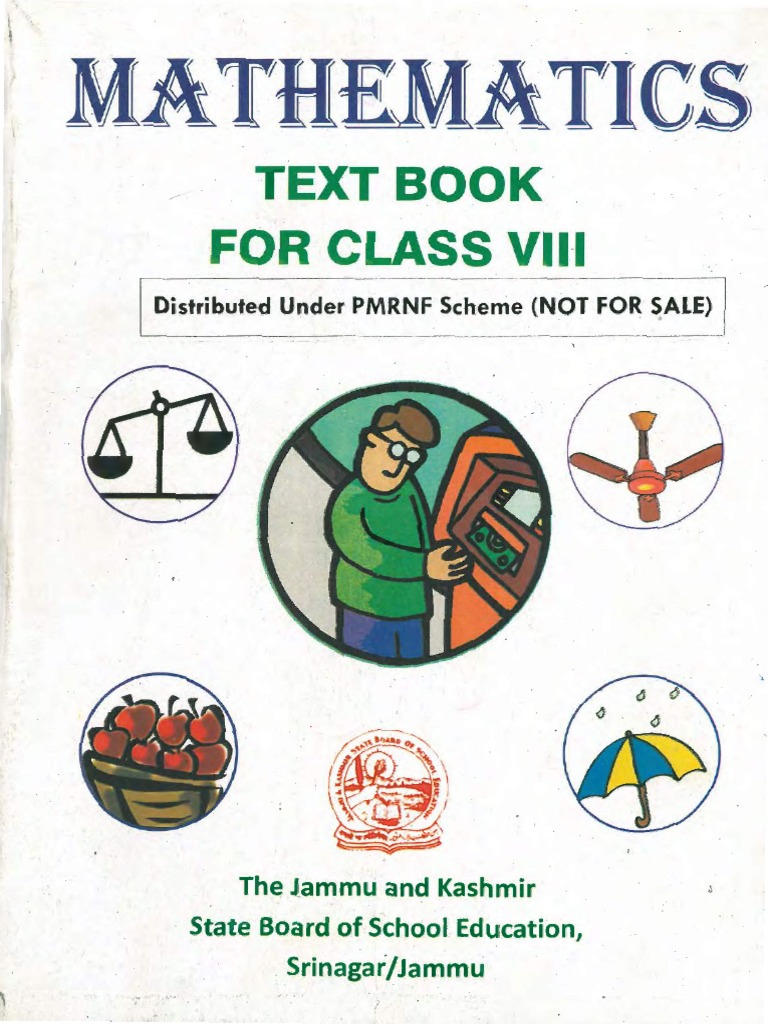 JKBOSE Class 8 Maths Book (1) | PDF