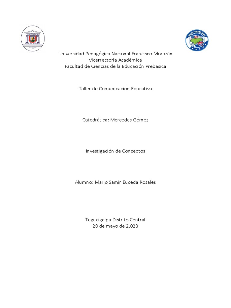 Investigación de Conceptos Mario Euceda | PDF | Aprendizaje | Sicología