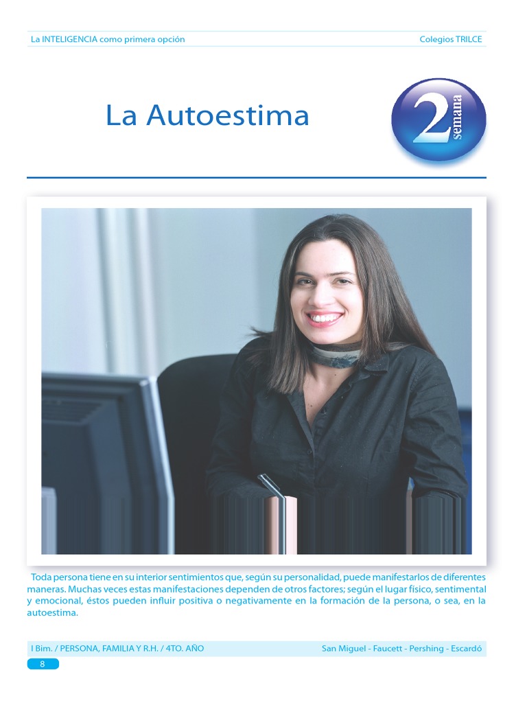 La Autoestima | PDF | Autoestima | Pensamiento