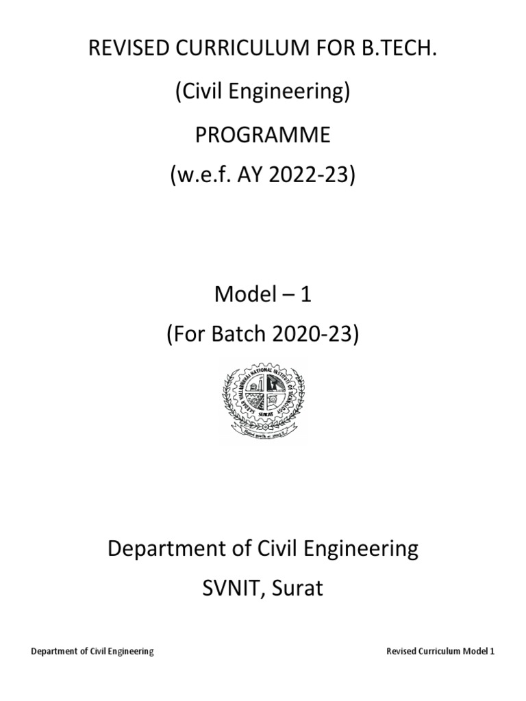 Model 1 UG CURRICULUM 2020-23 Updated Revised | PDF