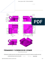 Ejemplo de examen CSWA en SolidWorks | PDF | Prueba (evaluación ...