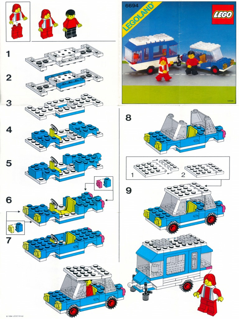 LEGO 6694 Car With Camper | PDF