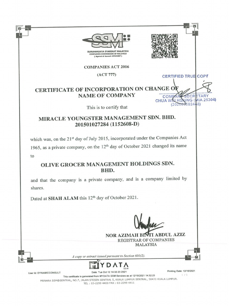 SSM - OLIVE Grocer | PDF
