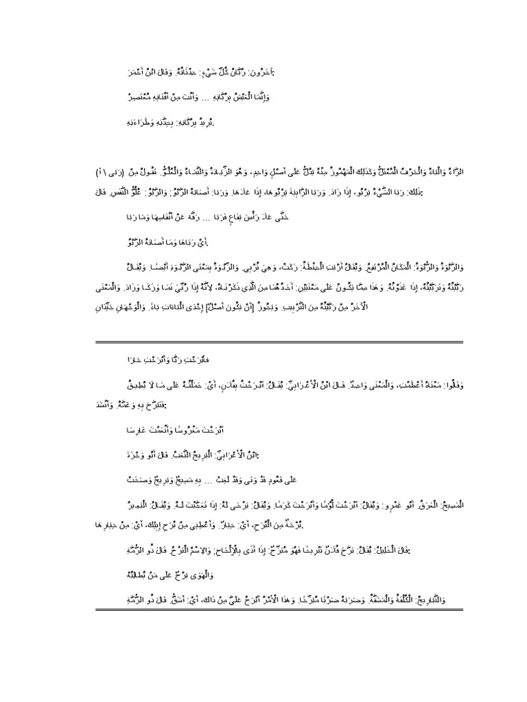 Riba Kitab Maqayis Lughah Rev.1 | PDF