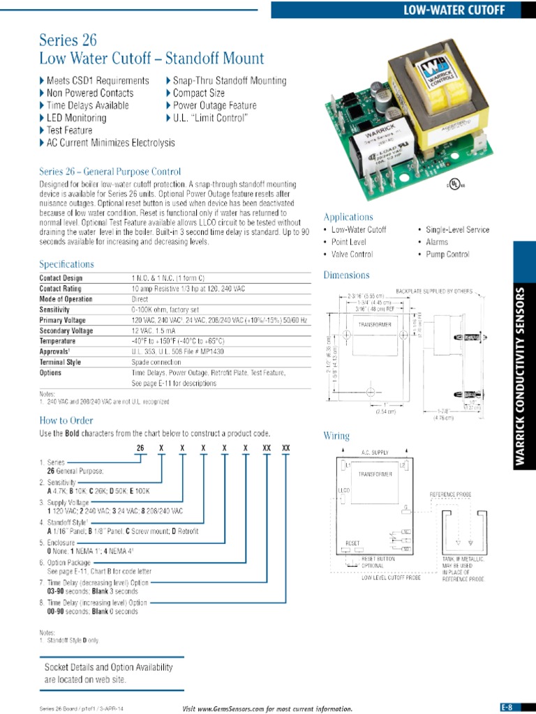 Warrick 26c2doa-R Control | PDF