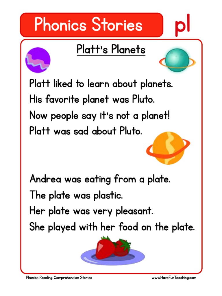 Phonics Stories Comprehension PL | PDF