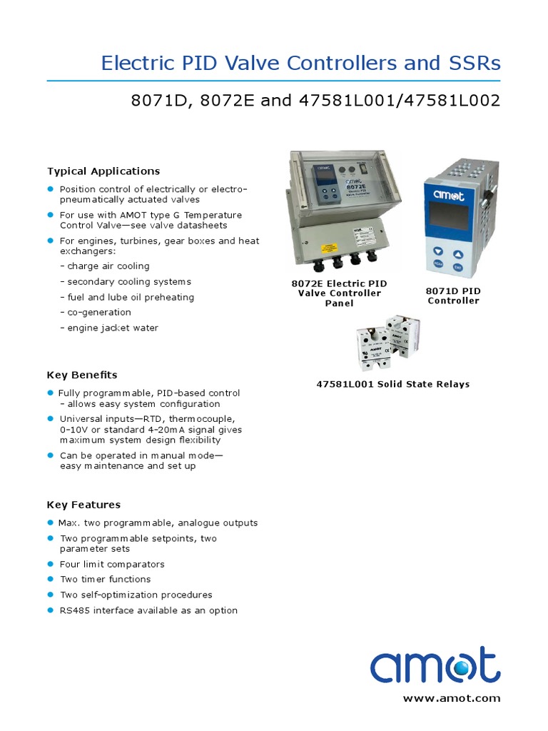 Datasheet 8071-2d 47581 Valve Controller SSR 0720 Rev7 | PDF | Relay ...