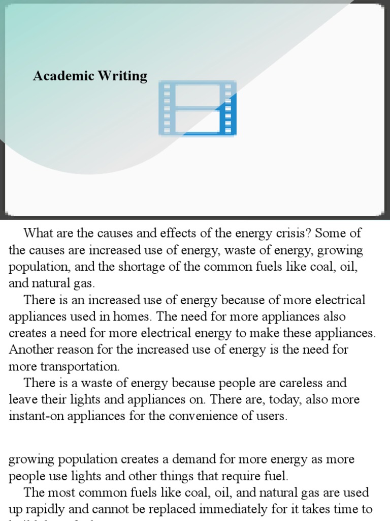 Academic Writing | PDF