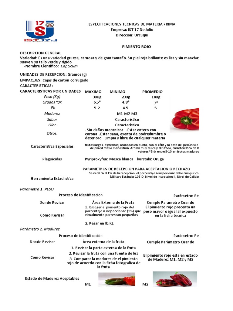 Pimiento | PDF