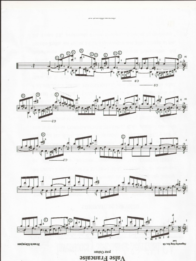 Vals Frances. Kleyjans | PDF