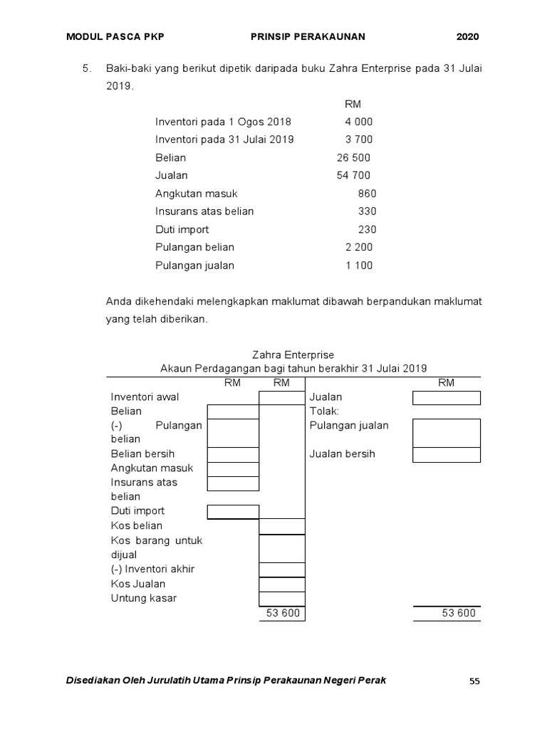 modul penyata kewangan | PDF