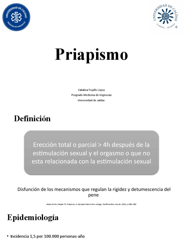 Priapismo | PDF | Especialidades Medicas | Causas de la muerte