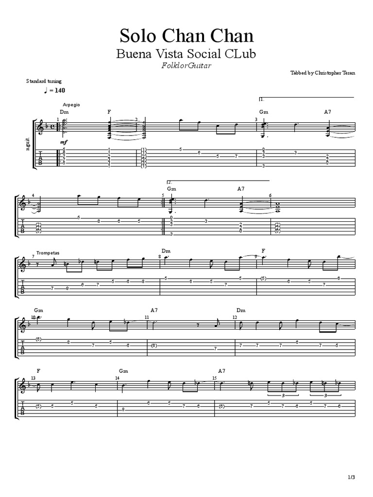 Solo Chan Chan Todo | PDF