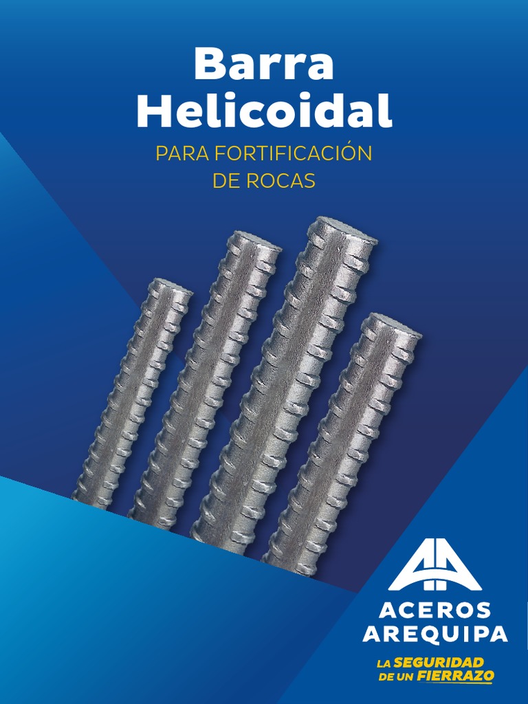 Hoja Tecnica Perno de Barra Helicoidal | PDF | Tornillo | Unidades de medida