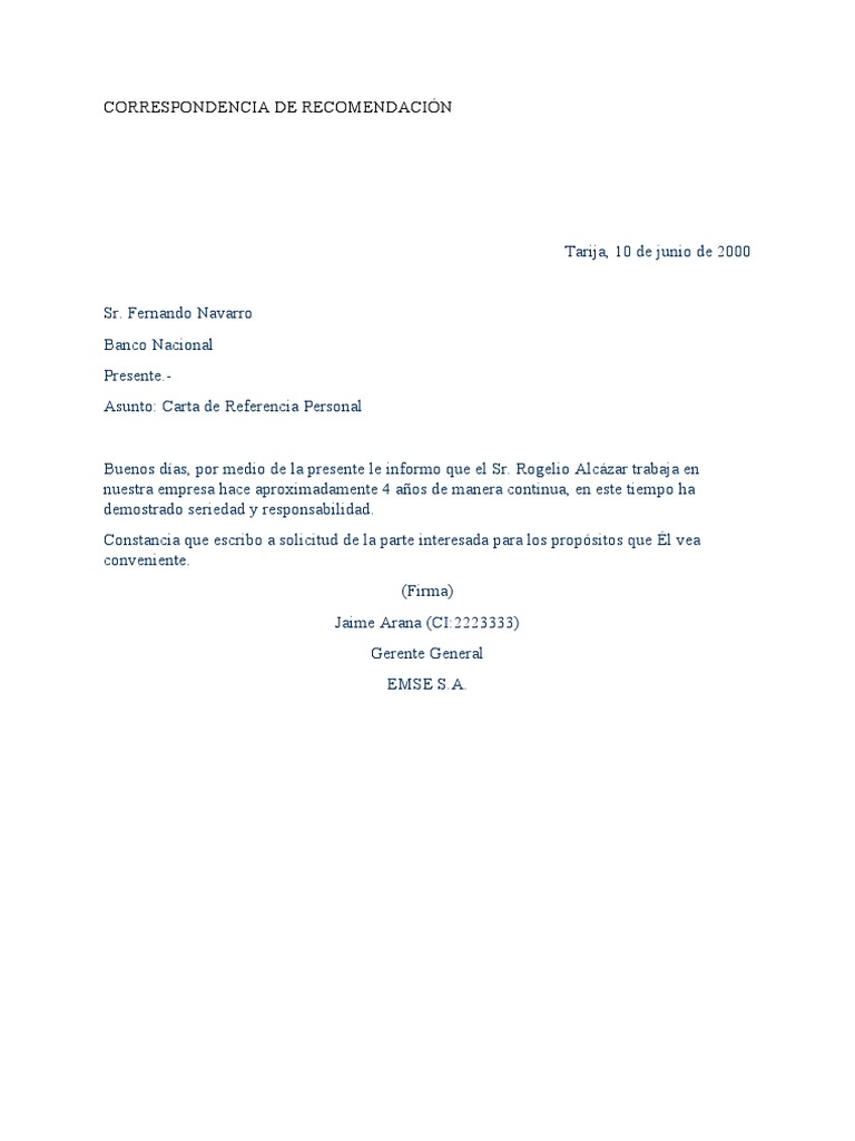 Correspondencia Ejemplos | PDF | Gobierno