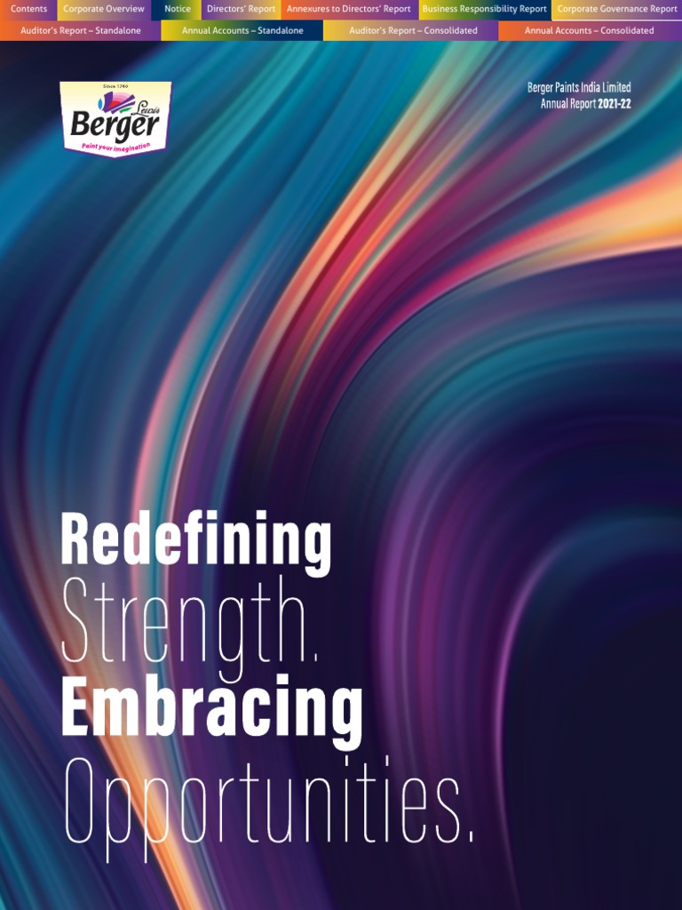Berger Paints Annual Report | PDF | Corporate Governance | Governance