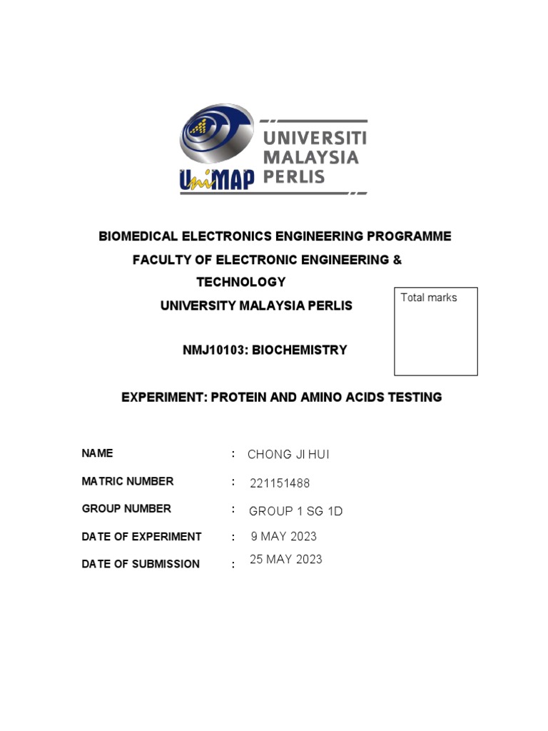 Biochemistry Protein And Amino Acids Lab Sheet 2 Compressed