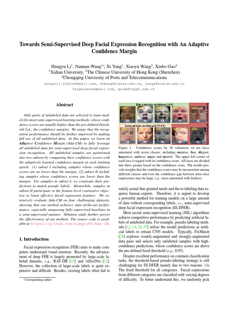 Towards Semi-Supervised Deep Facial Expression Recognition With An ...