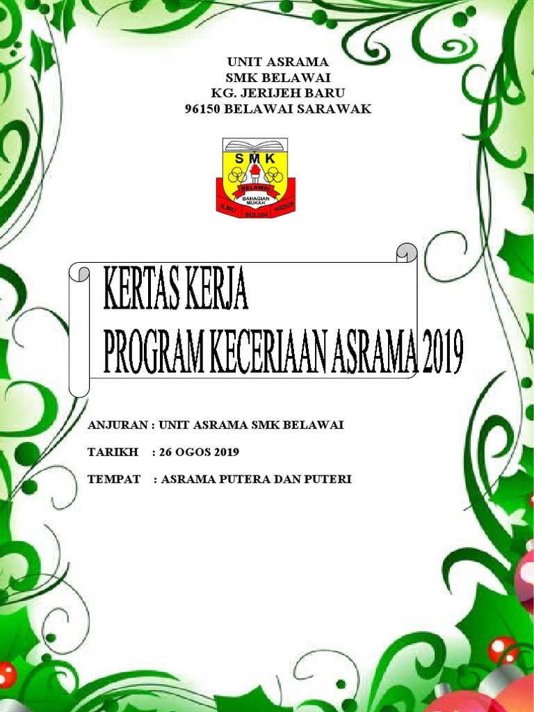 Kertas Kerja Program Keceriaan | PDF