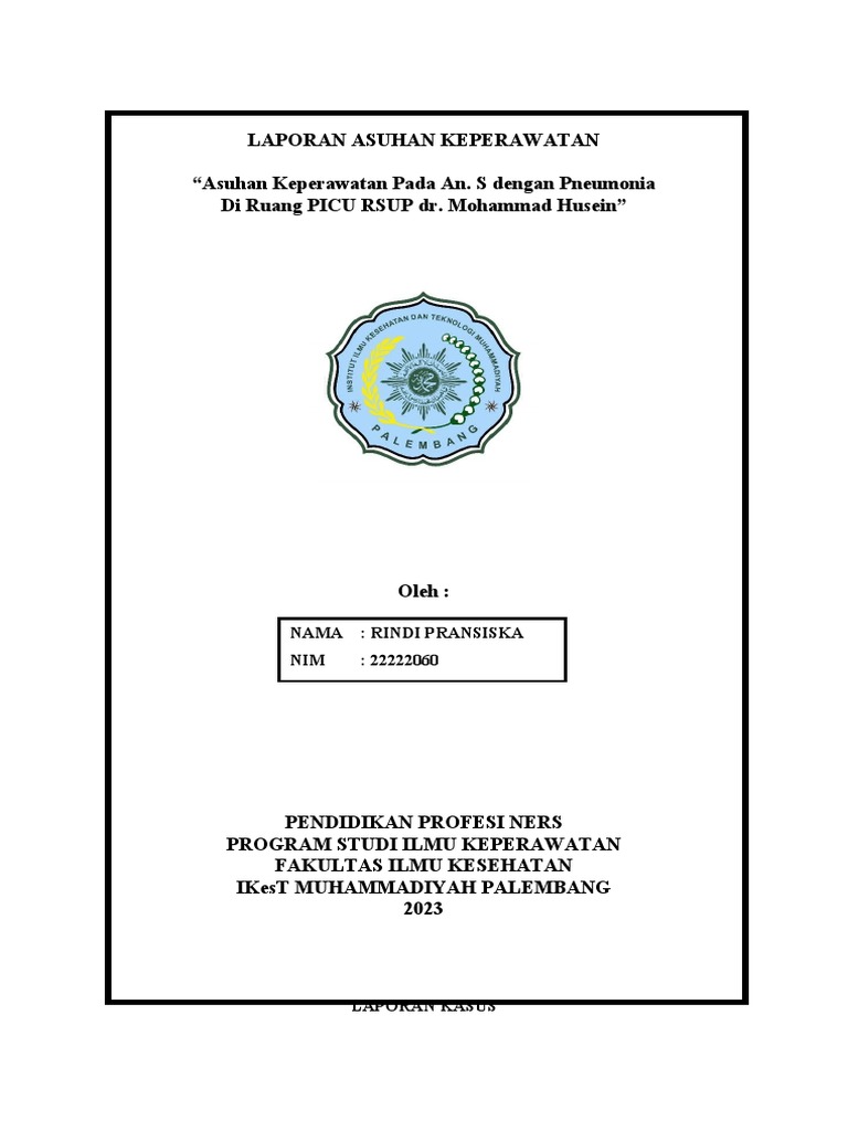 LK Pneumonia Rindi Pransiska | PDF